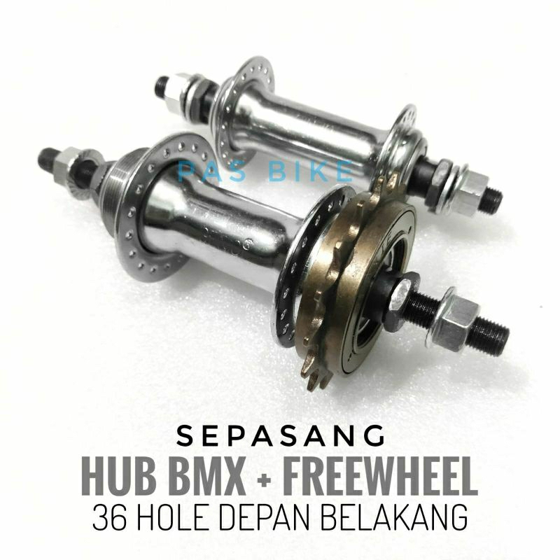 Jual Hub BMX + Freewheel 16T Sepeda 20 18 16 inch Sepasang 36 Hole ...