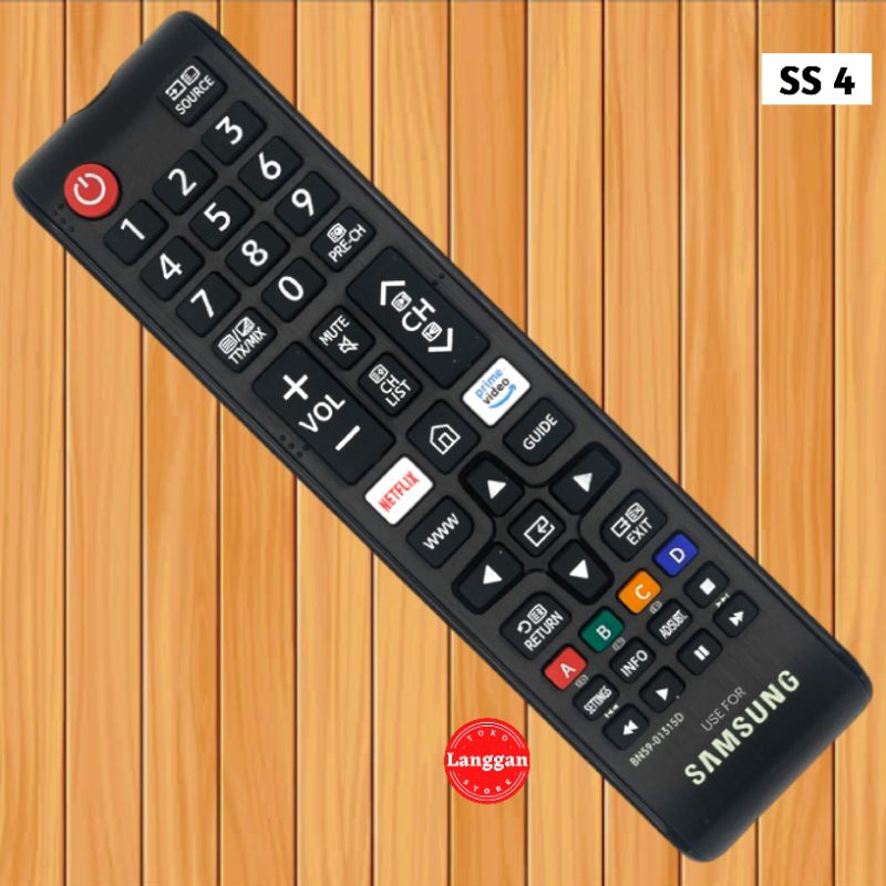 Jual Remot Remote TV Samsung LCD LED Smart TV Netflix BN59-01315D | Shopee Indonesia