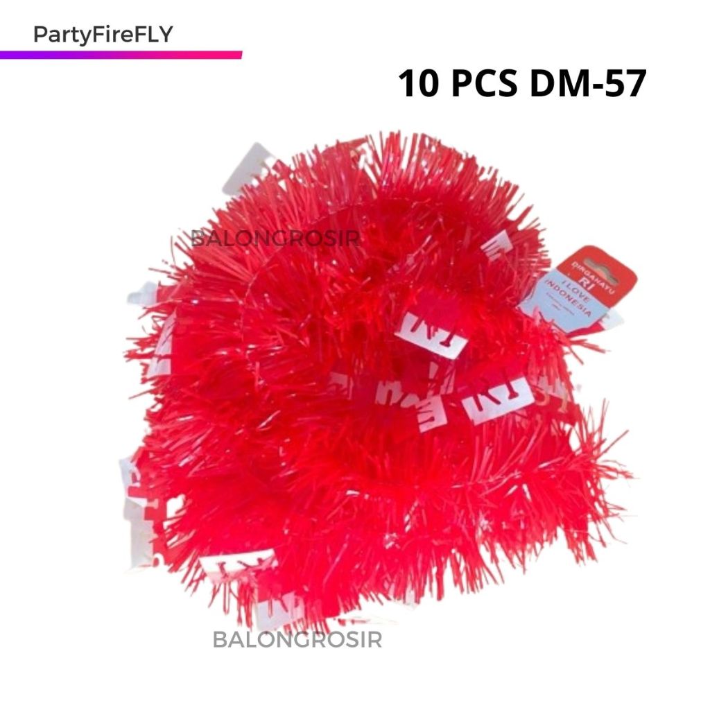 Jual Slinger Rumbai Merah Putih Hiasan Dekorasi HUT KEMERDEKAAN HUT RI ...