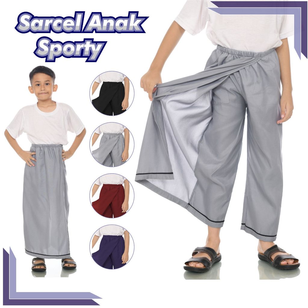Jual Sarung Celana Sarcel Sporty Praktis Polos Pinggang Karet Untuk ...
