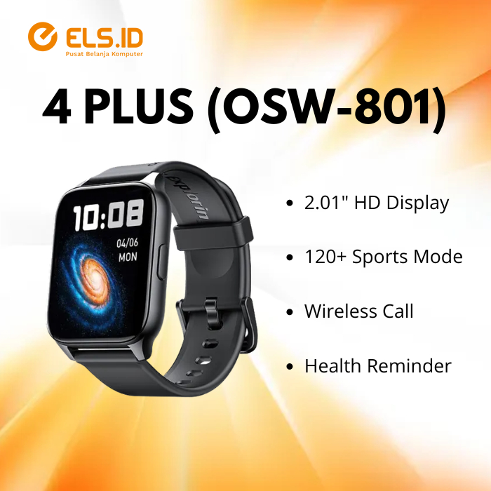 Jual Oraimo Smart Watch 4 Plus 2.01" IP68 (OSW-801) | Shopee Indonesia