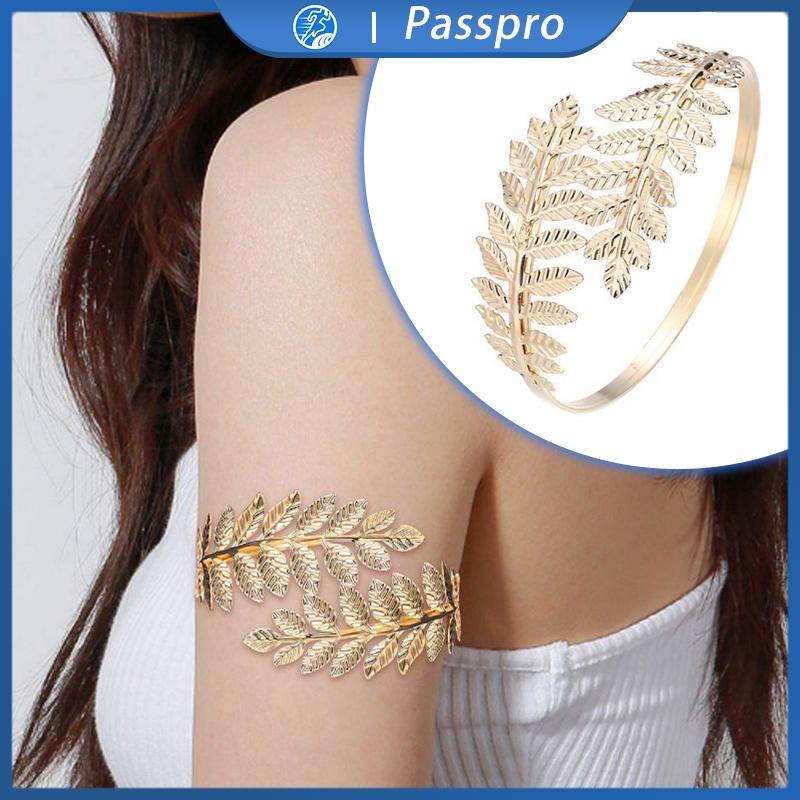 Jual Leaves Gelang Emas / Swirl Leaf Upper Arm Cuff Bangle Elegan Mewah | Shopee Indonesia