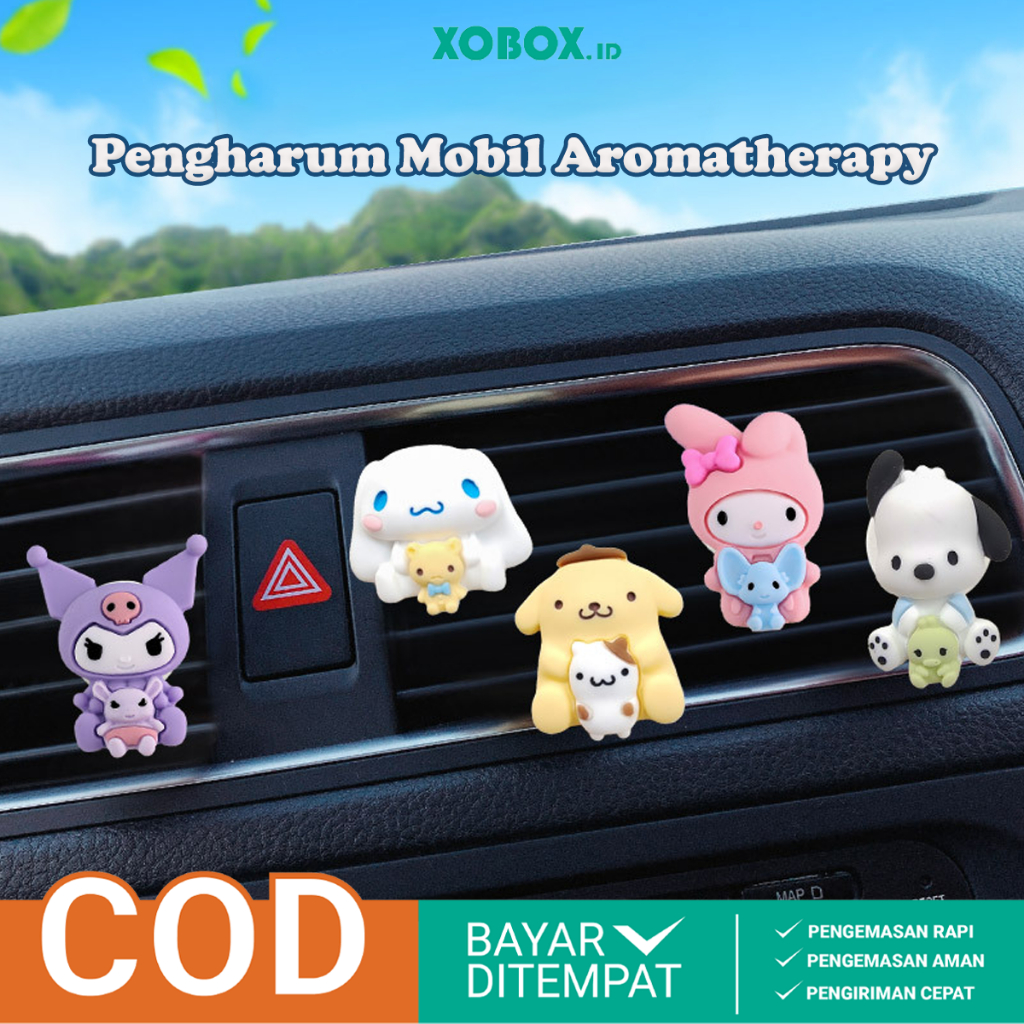 Jual Parfum Mobil Jepit Pengharum Ac Mobil Sanrio Cute Aromatherapy Car ...