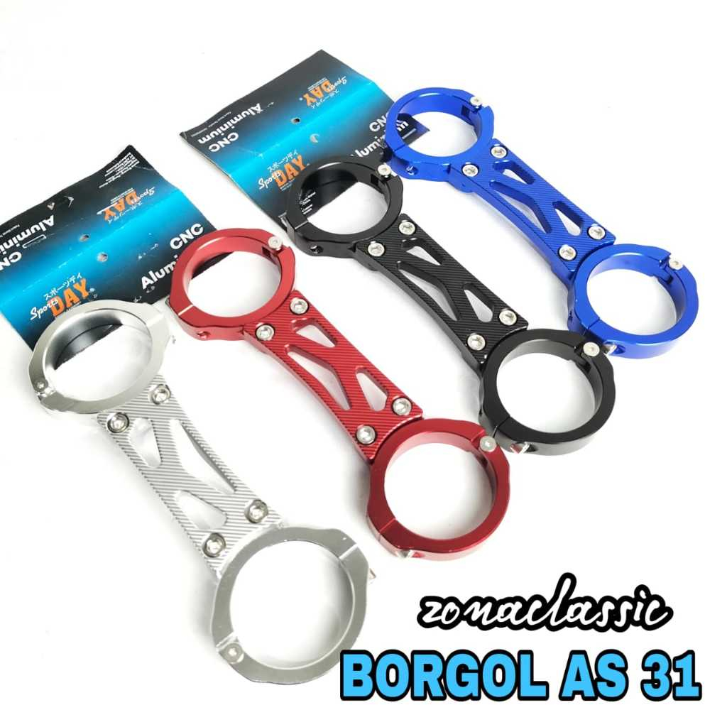 Jual BORGOL SHOCK SKOK DEPAN NINJA RR VIXION SCORPIO CB GL MAX MP TIGER ...