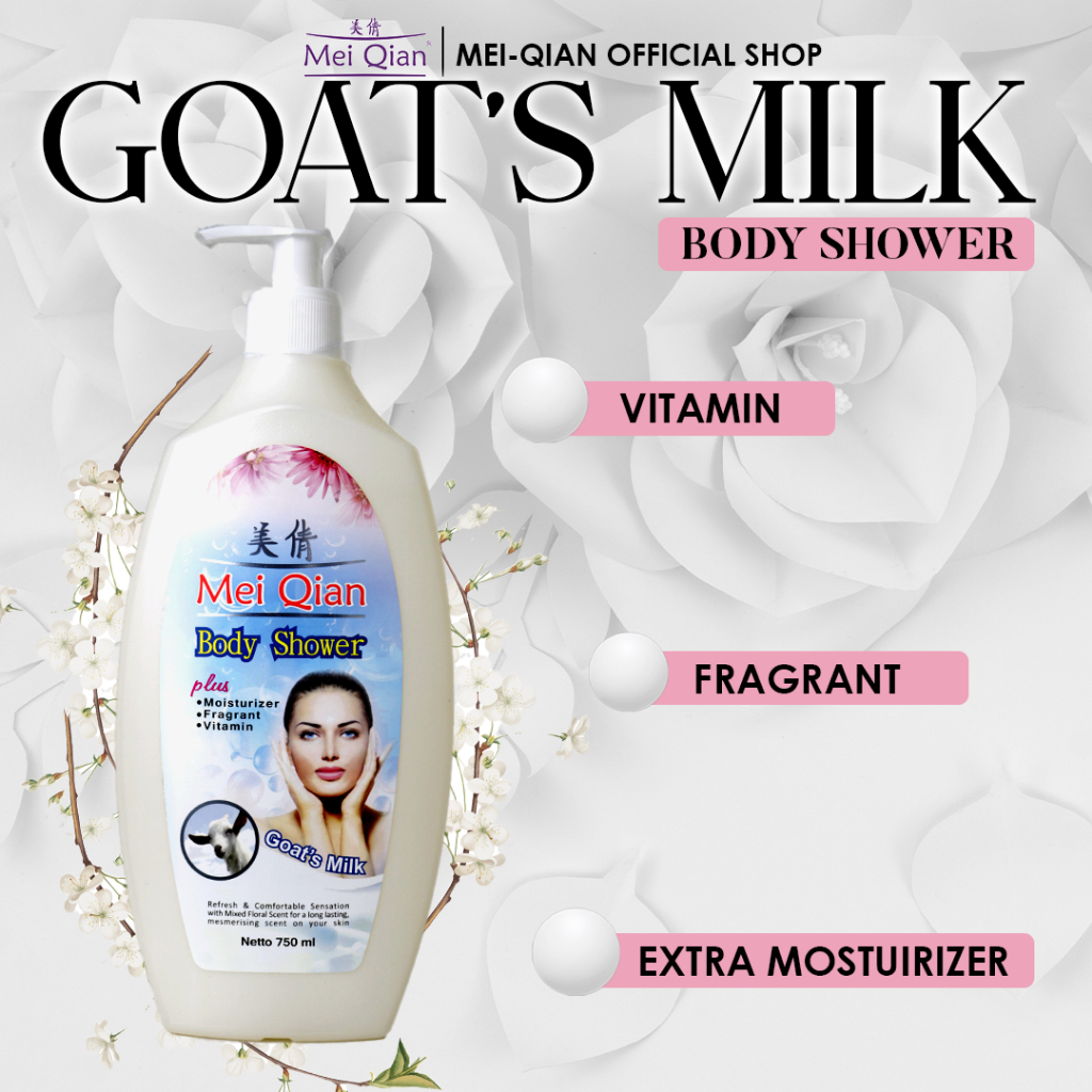 Jual Mei Qian Body Shower Goat Milk 750 ML | Shopee Indonesia