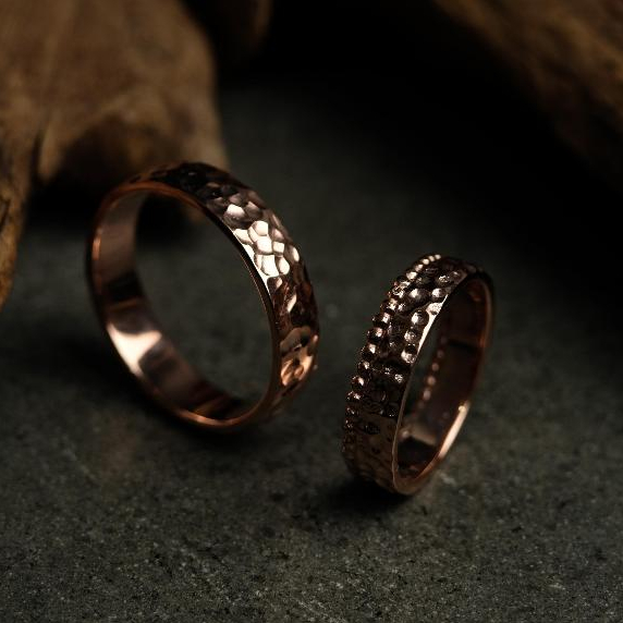 Jual Cincin Kawin Rustic Perak Silver Goldwave Rustic Ring | Shopee ...