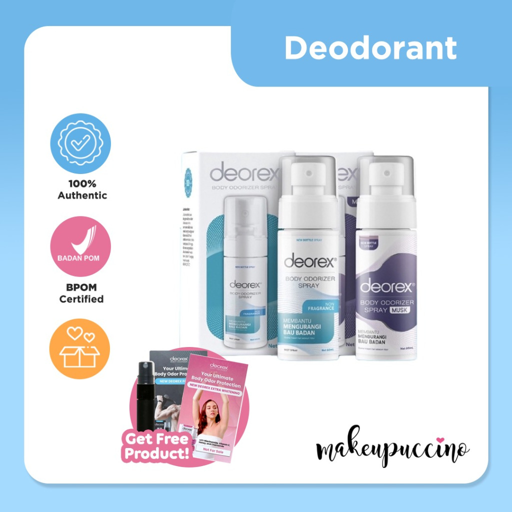 Jual Deorex Body Odorizer Spray 60ml | Shopee Indonesia