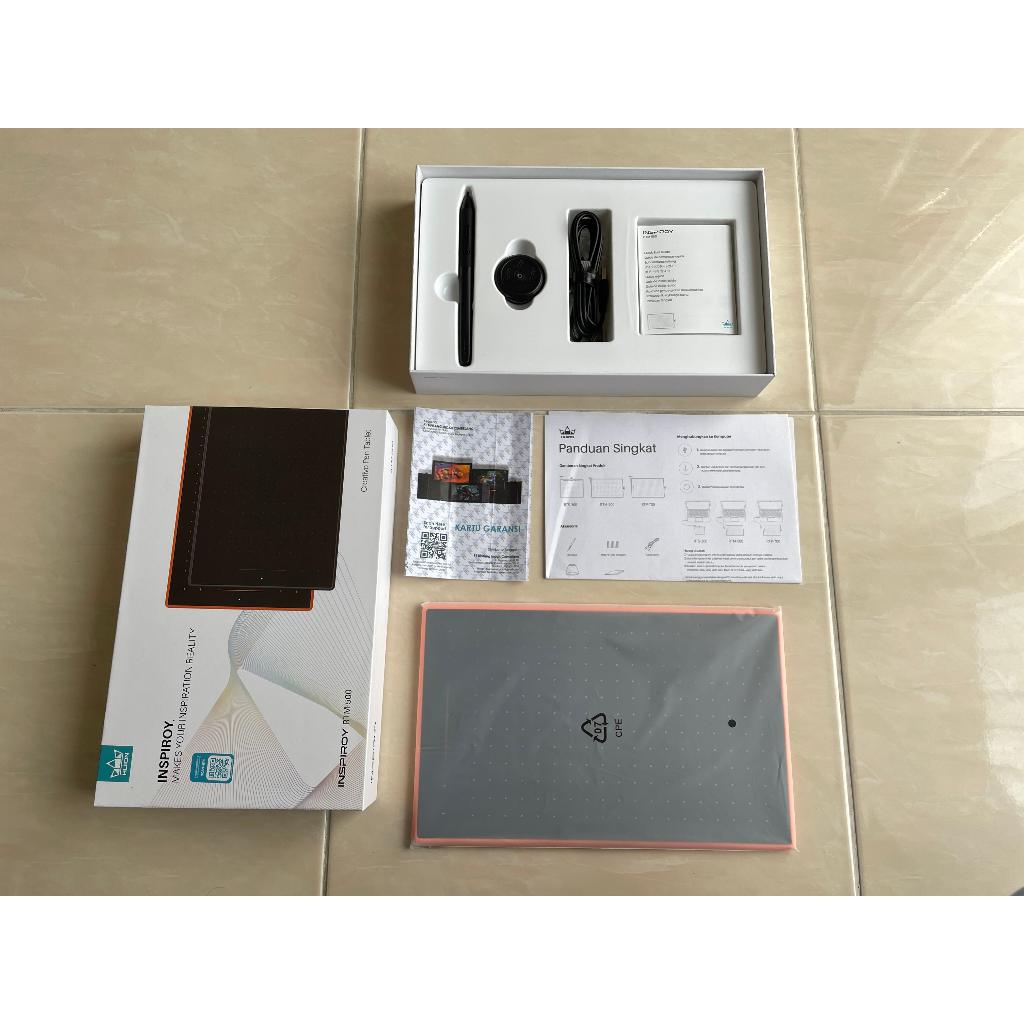 Jual [ORI BARU] HUION Pen Tablet Inspiroy RTM-500 / Solar Orange ...