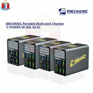 Jual Mechanic USB C-POWER Super Charger Smart Charger Station 6M/6C/6P/6S Multi Port pengisian ...