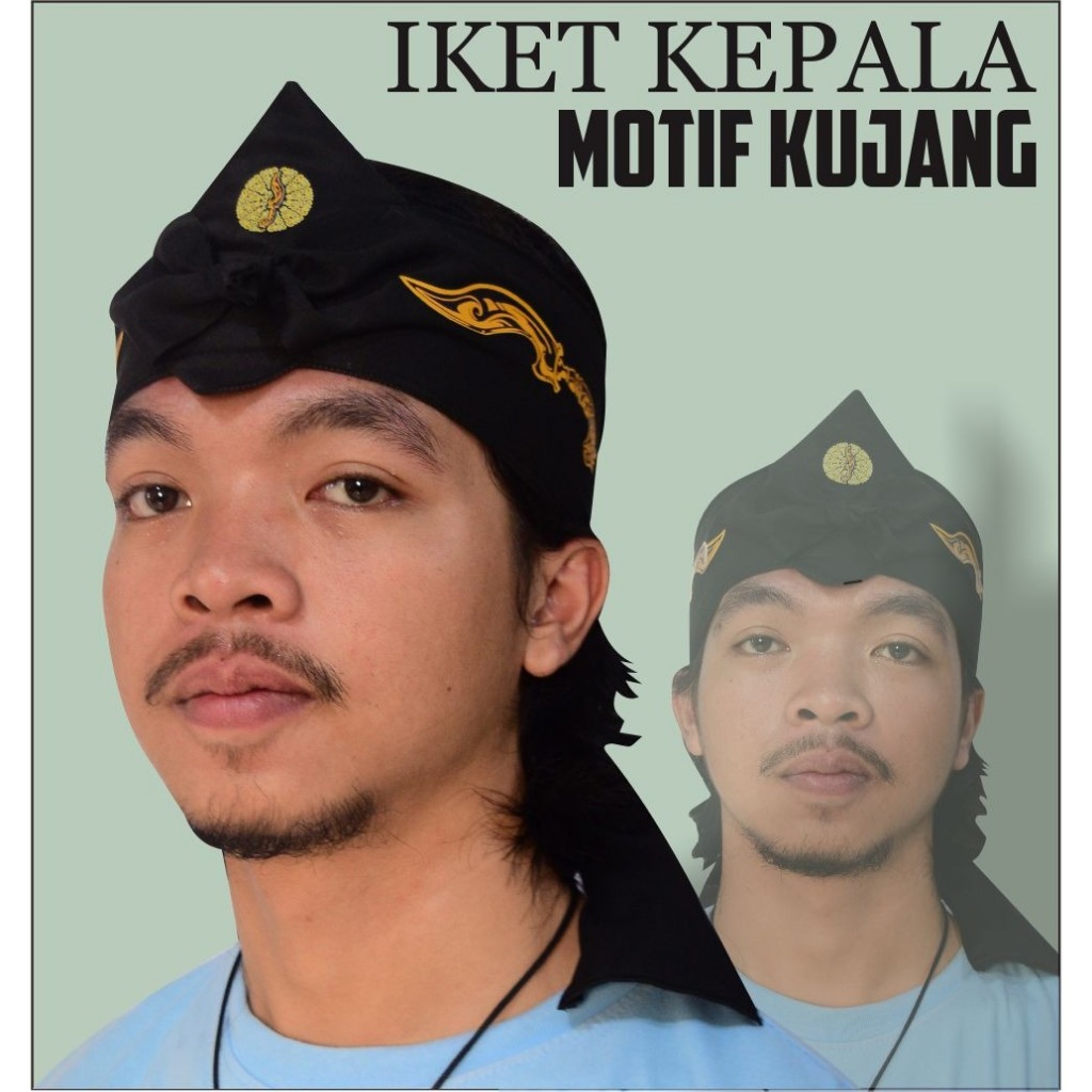 Jual Iket kepala sunda belangkon sunda bendo topi mahkota motif kujang ...