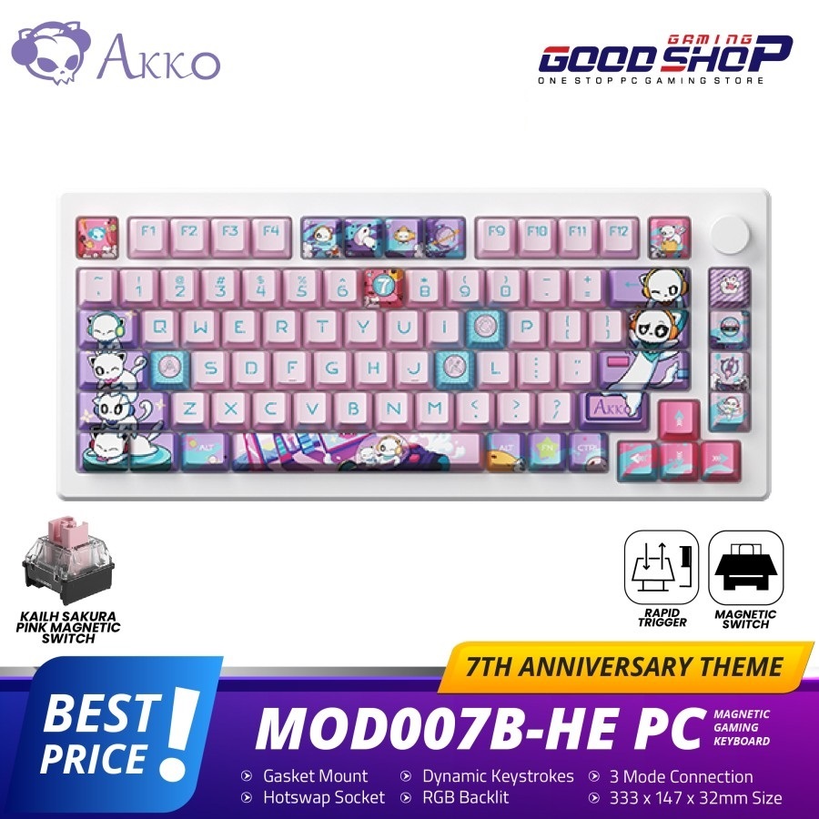 Jual Akko 7th Anniversary MOD007 / MOD007B-HE PC Rapid Trigger ...