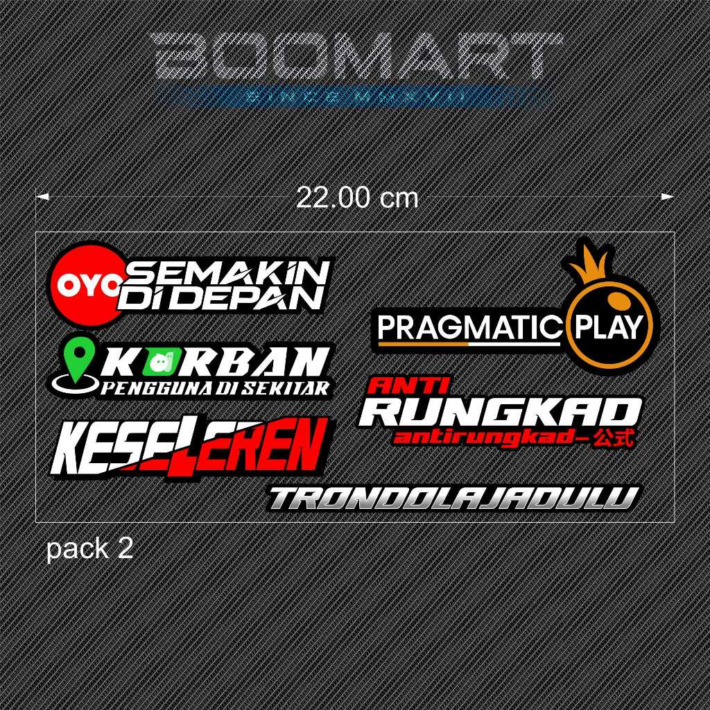 Jual STICKER MOTOR RACING SUNMORI BABANG TAMVAN | Shopee Indonesia