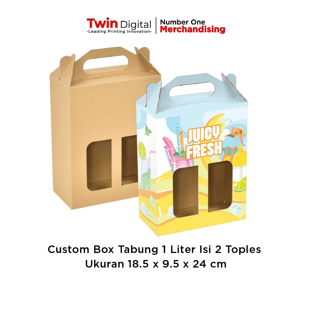 Jual Twindigital Custom Packaging Box Kardus / Kotak Kemasan / Gable ...
