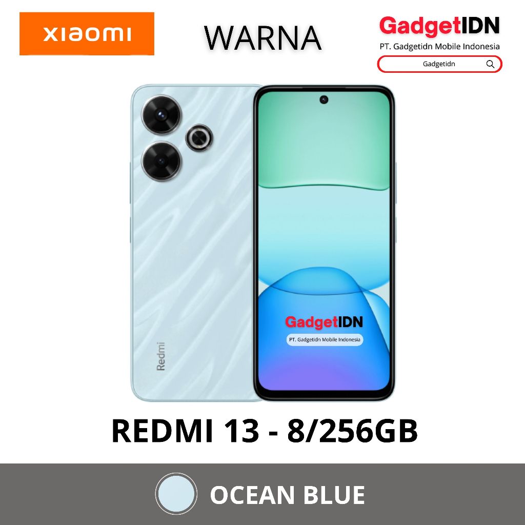 Jual XIAOMI REDMI 13 NFC 8/256GB ( +8GB EXTENDED RAM ) GARANSI RESMI ...