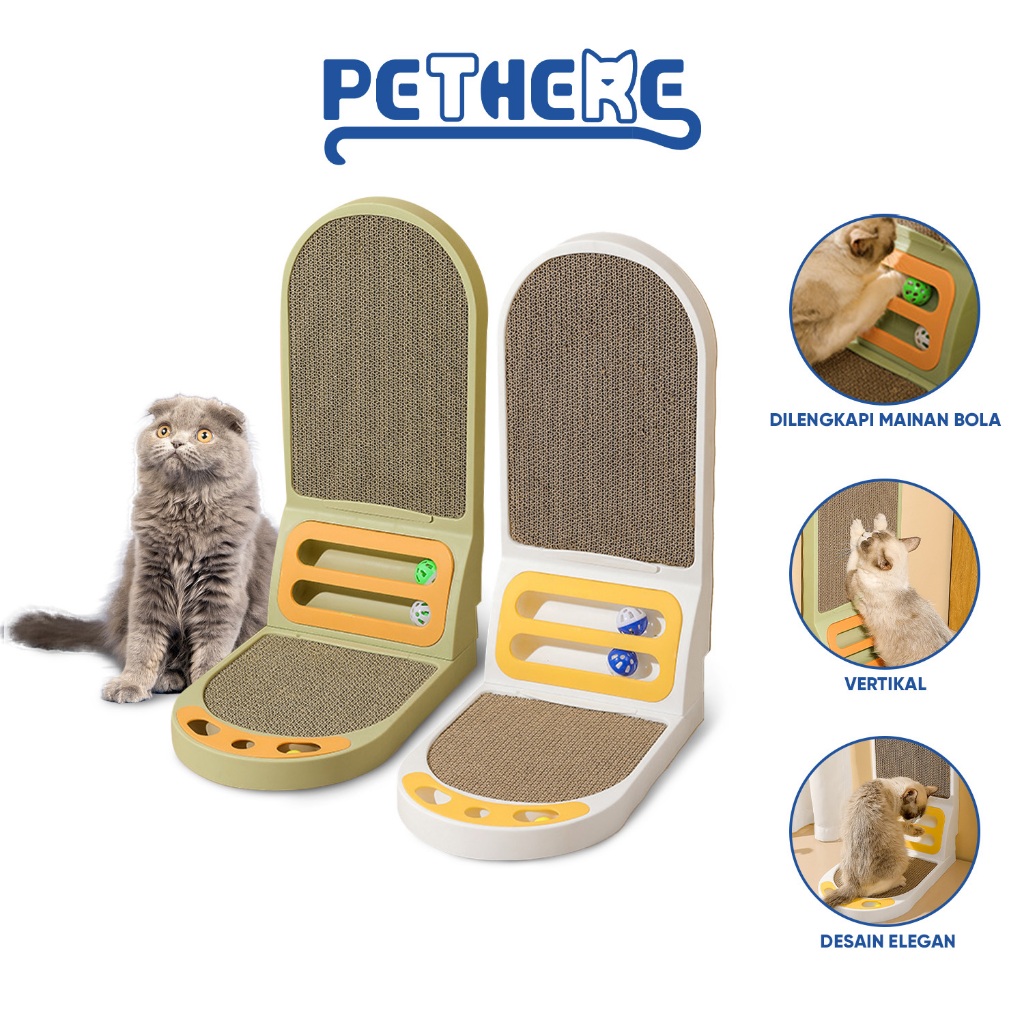 Jual PET THERE 2in1 Papan Garuk Kucing M79/Mainan Kucing/Garukan Kucing ...