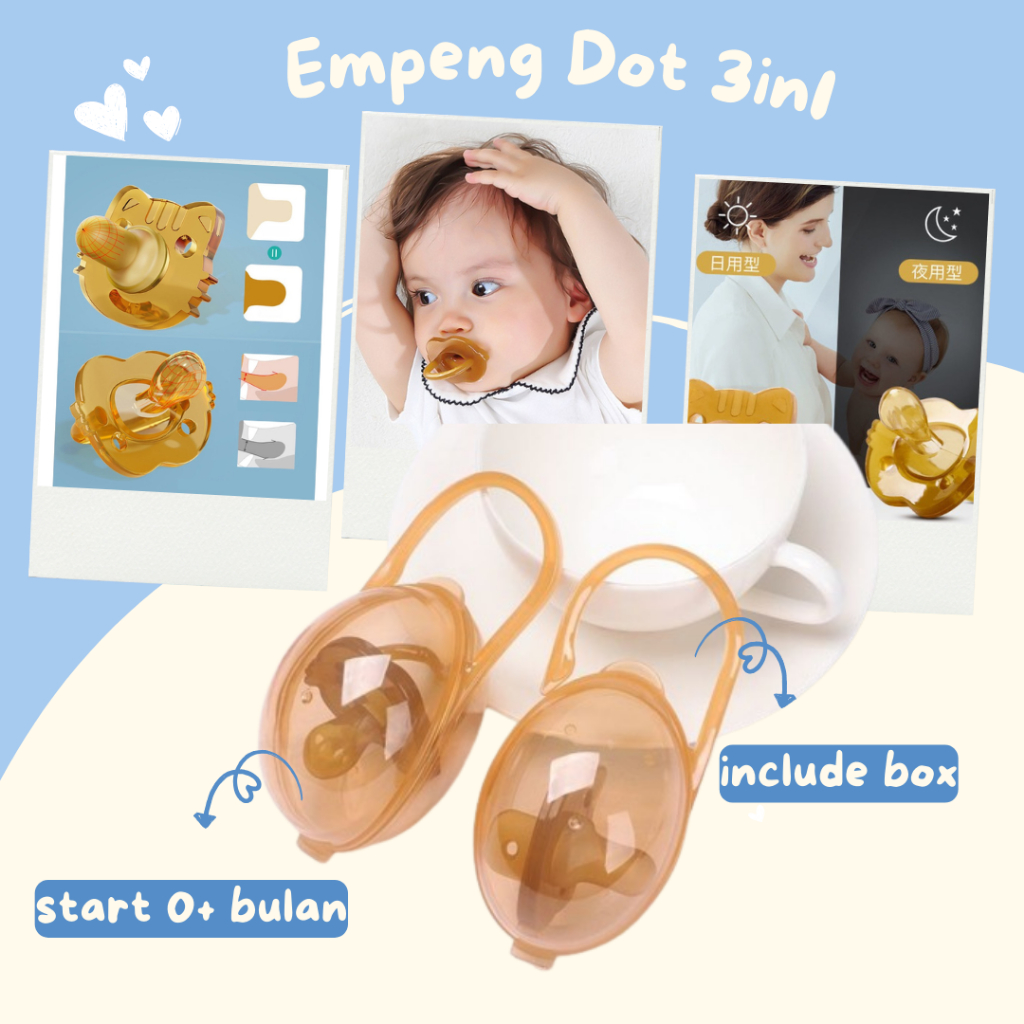 Jual Dot bayi / Empeng bayi BPA FREE Rantai dan Kotak Simpan Karakter ...