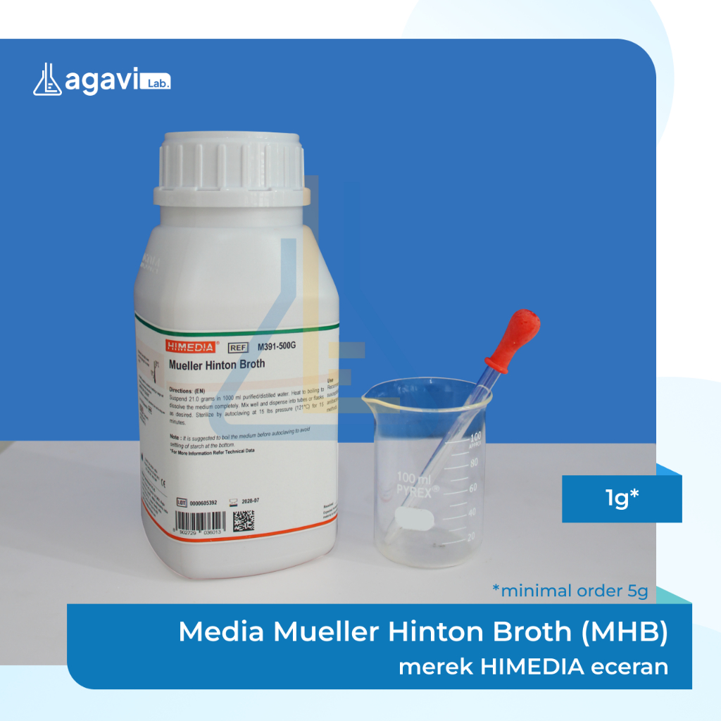 Jual Media Mueller Hinton Broth (MHB) Merk Himedia Eceran | Shopee ...