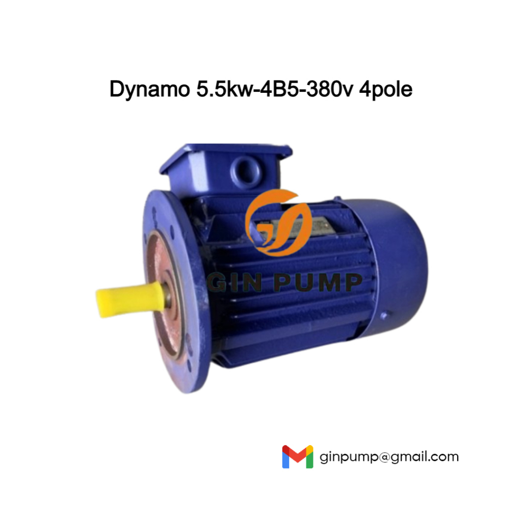 Jual Dynamo mesin motor sparepart pompa 5.5KW-4B5-380V 4pole Merek Gin pump_GAVIN | Shopee Indonesia