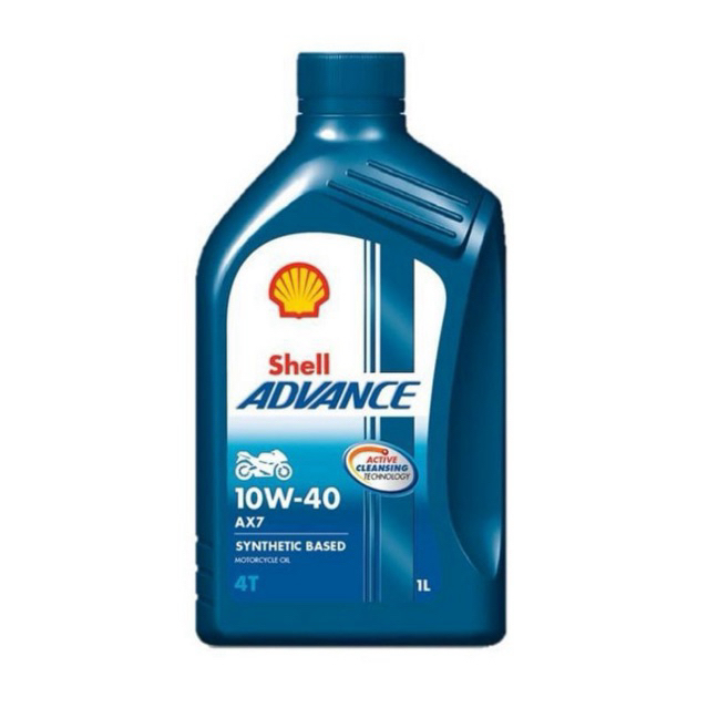Jual Oli Shell Advance Ax7 10W-40 Biru 1Liter Oli Mesin Motor Shell Ax ...