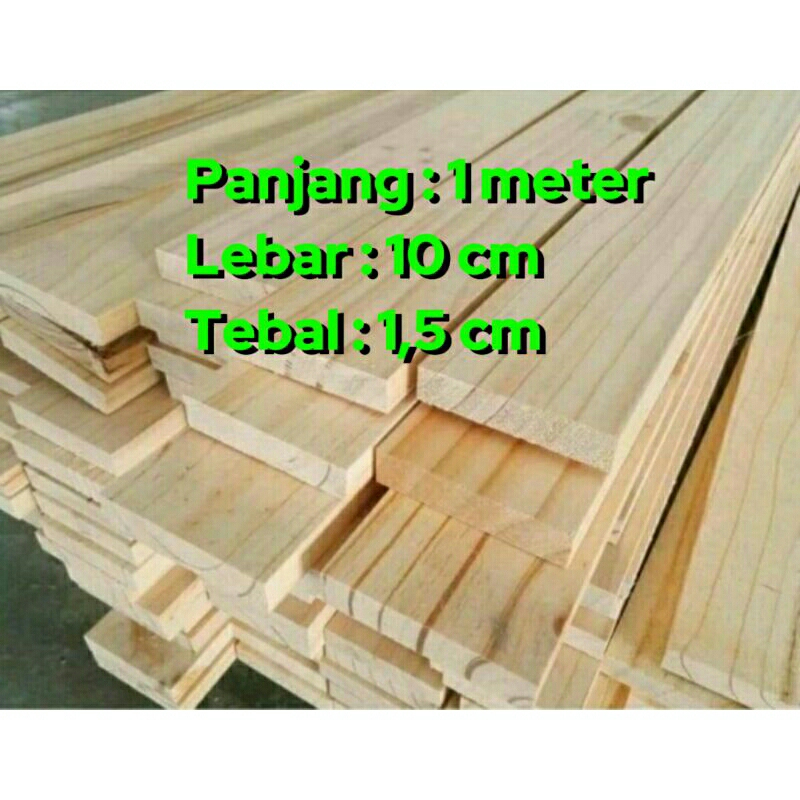 Jual Kayu Jati Belanda 1 Meter x 10 Cm x 1,5 Cm - Kayu Jati Belanda 1 ...