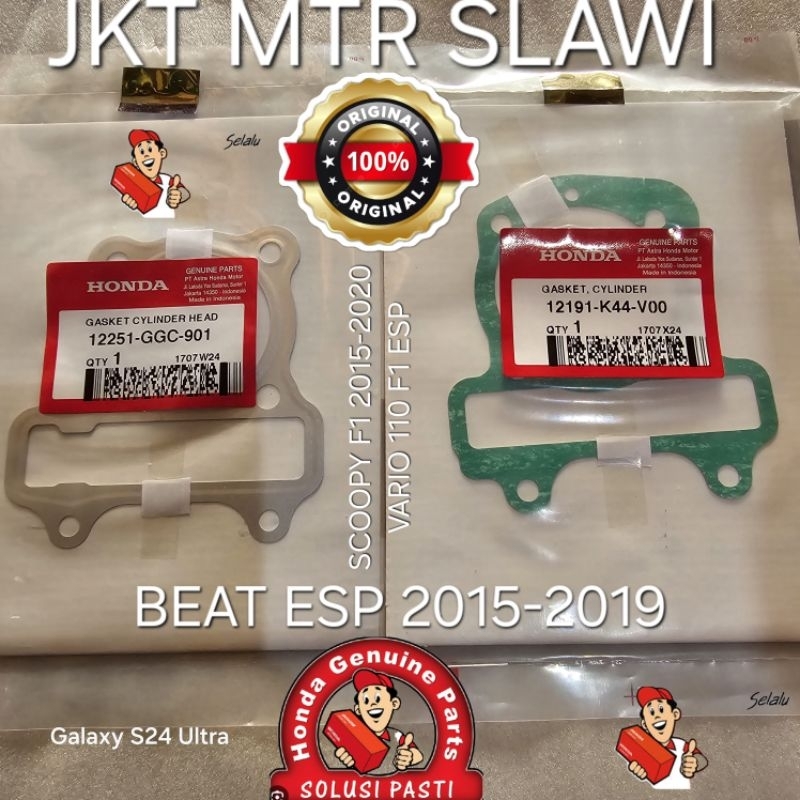 Jual 12191 K44 V00 12251 GGC 900 gasket cylinder beat pop, beat eco street, perpak blok, perpak ...