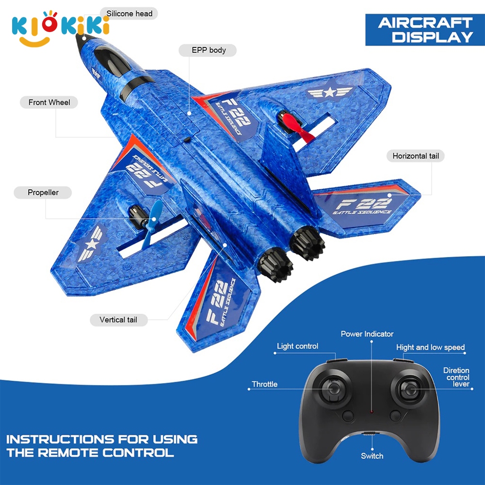 Jual KiKiTOY Pesawat Remote Control Pesawat RC Mainan Pesawat Terbang ...