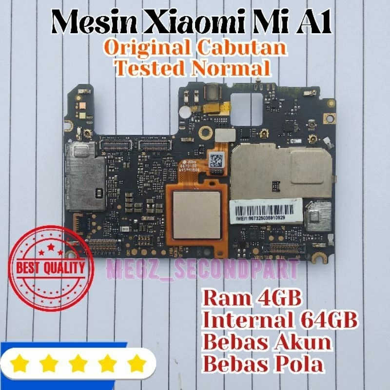 Jual Mesin MI A1 / MIA1 4/64GB Normal Jaya Mesin Xiaomi MI A1 Android ...