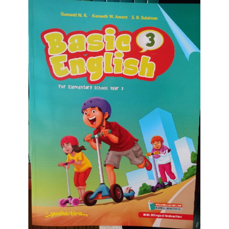 Jual BUKU BASIC ENGLISH BAHASA INGGRIS KELAS 3 SD YUDHISTIRA KURIKULUM ...