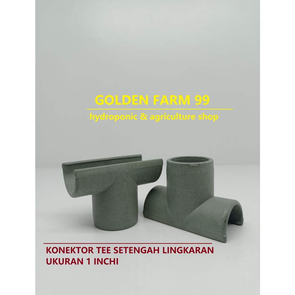 Jual HEBOH Konektor atau sambungan TEE Setengah Lingkaran ukuran 1 Inch ...