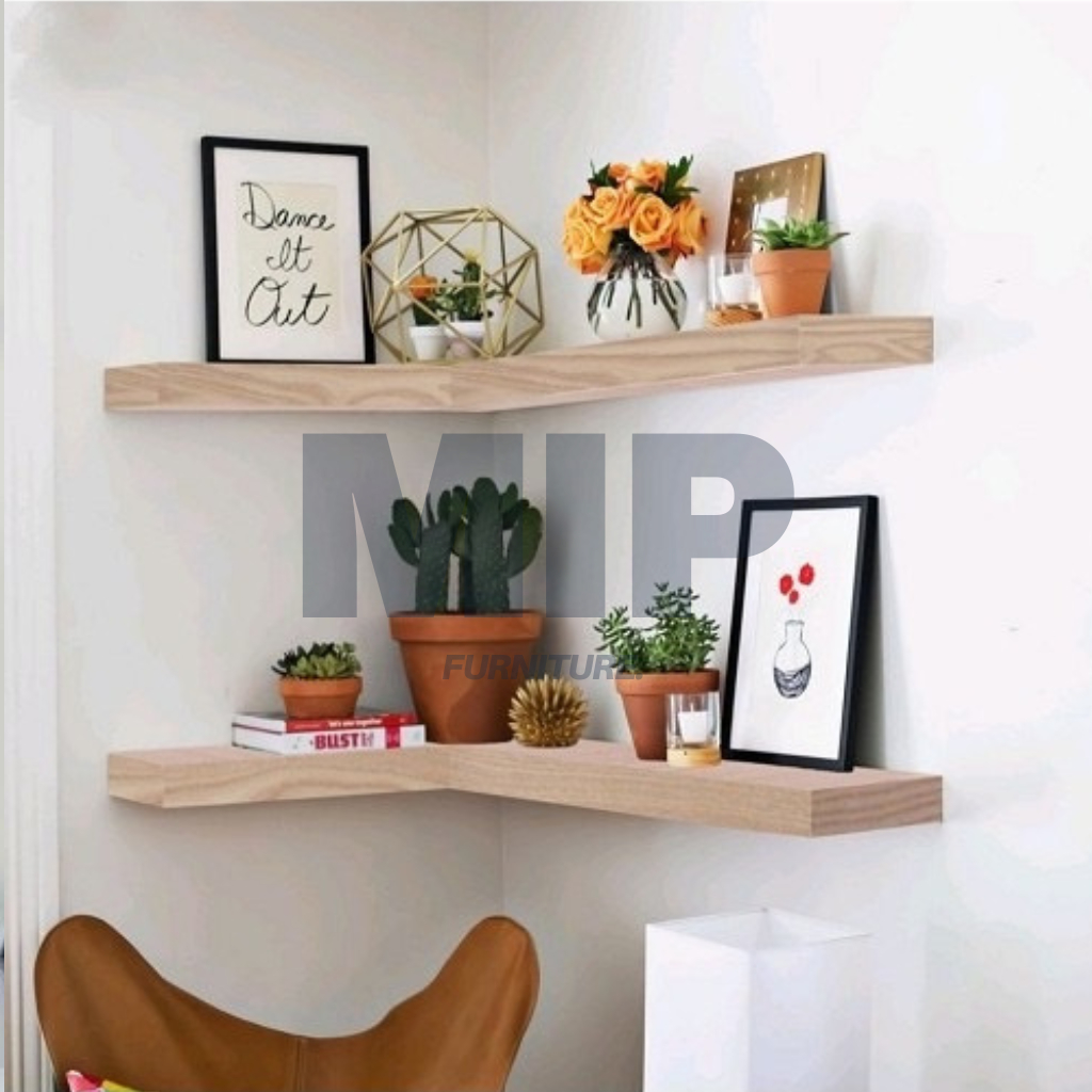 Jual Rak Dinding Ambalan Sudut Minimalis Serbaguna Dekorasi Kamar ...