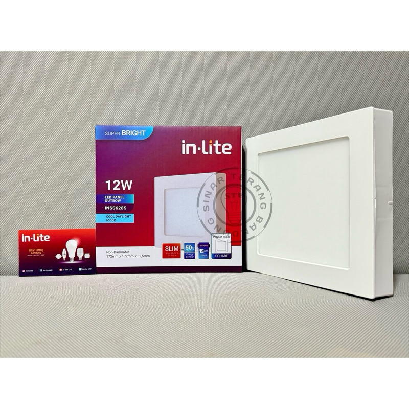 Jual LAMPU DOWNLIGHT PANEL LED INLITE 12W 12 WATT KOTAK OUTBOW ...