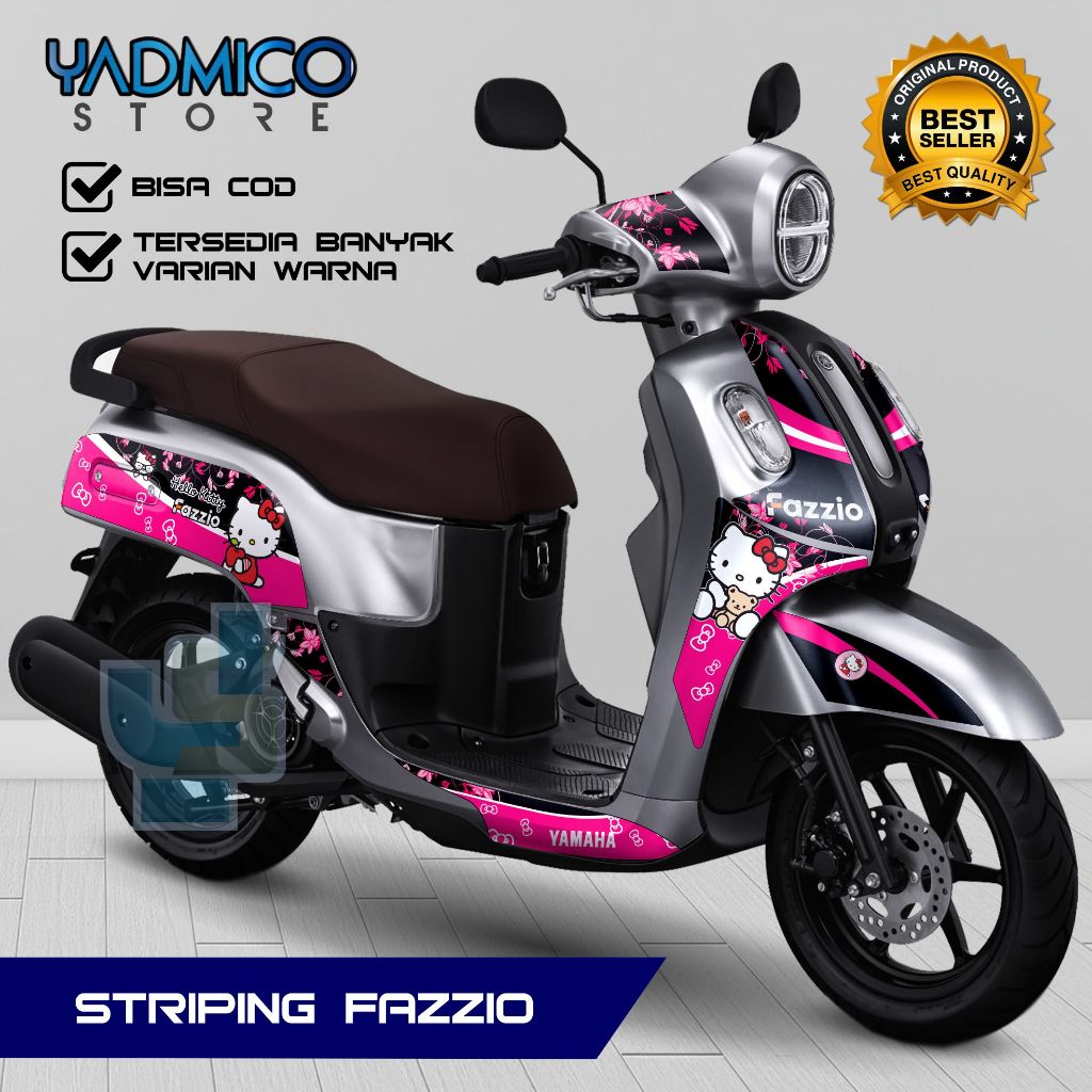 Jual Striping Fazzio / Stiker Fazzio / Striping Yamaha Fazzio Variasi Motif Hello Kitty | Shopee ...