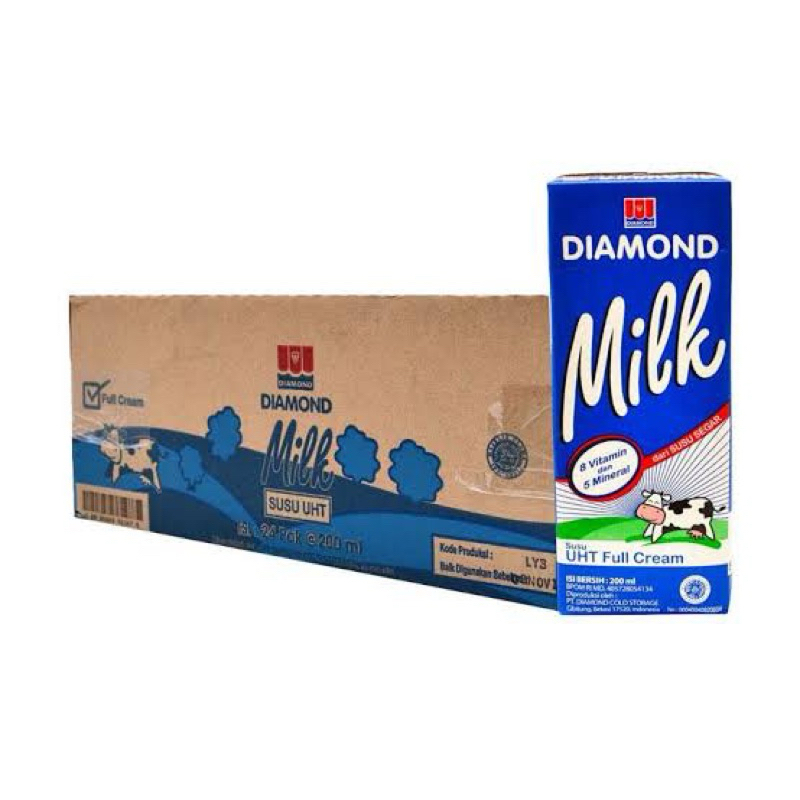 Jual UHT Full Cream Diamond 1 Liter | Shopee Indonesia