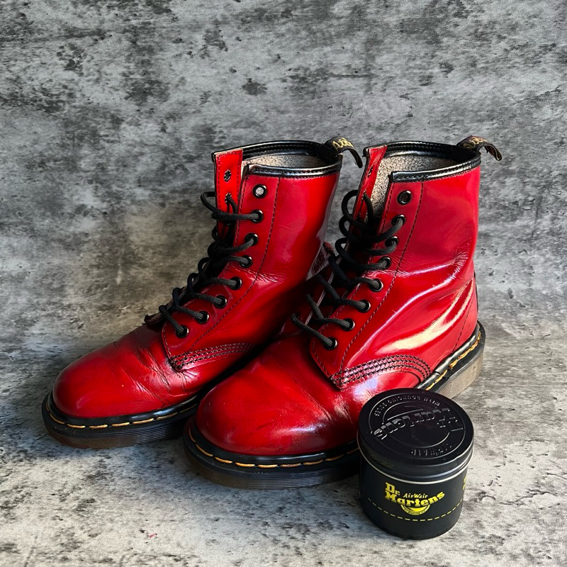 Jual Dr Martens 1460 Red Cherry | Shopee Indonesia