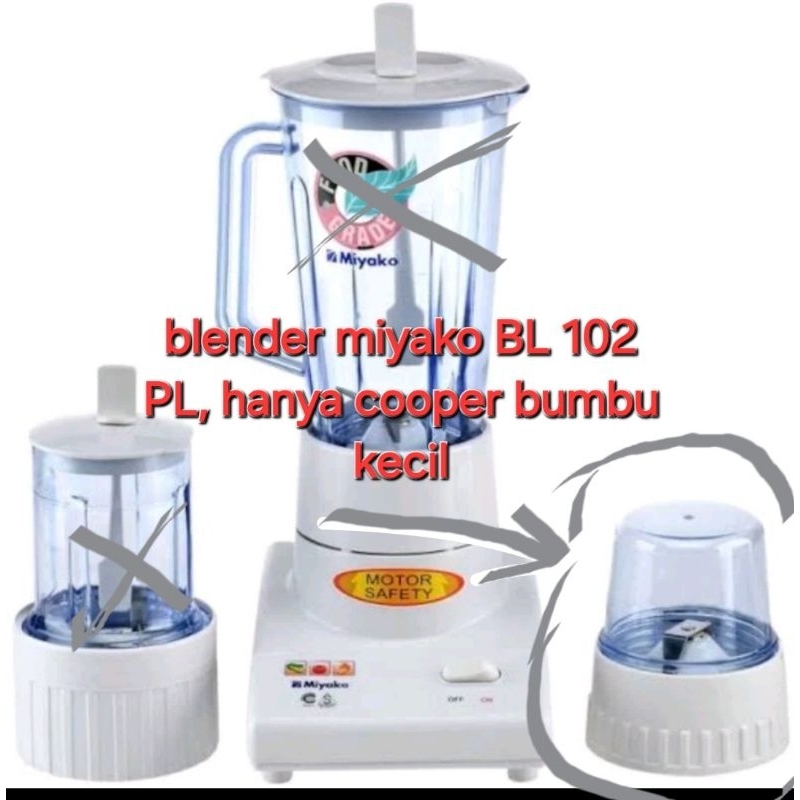 Jual blender kecil miyako BL 102 PL /blnder bumbu miyako/copper bumbu ...