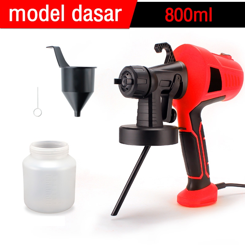 Jual Reaim 800ML Electric Spray Gun 400Watt Paint Mesin Cat Semprot ...