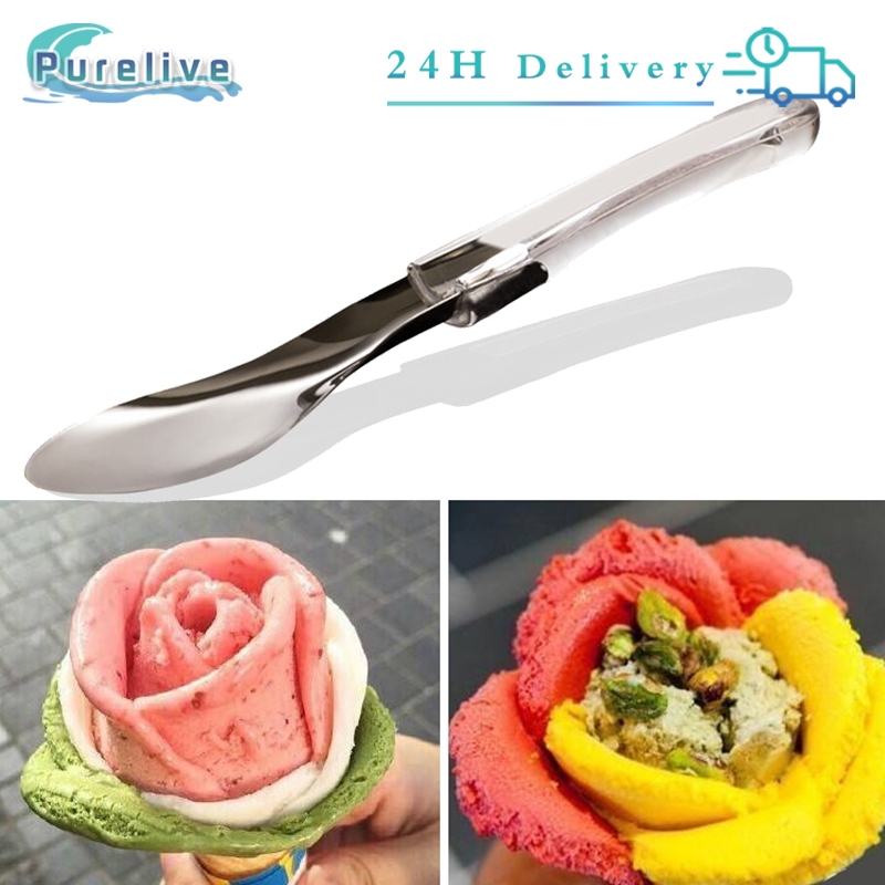 Jual Spatula Gelato Akrilik Bening Spatula Gelato Scoop Ice Cream ...