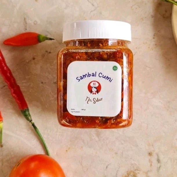 Jual SAMBAL CUMI NONA SEKAR PEDAS MANTAPPP - Netto 200gr Homemade ...