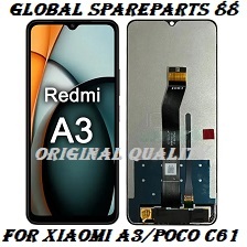 Jual LCD TS REDMI A3 . POCO C61 ORIGINAL QUALITY BLACK SUPER | Shopee ...