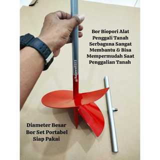 Jual BOR BIOPORI Alat Pelubang Tanah Diameter Besar 30cm / Bor Biopori ...