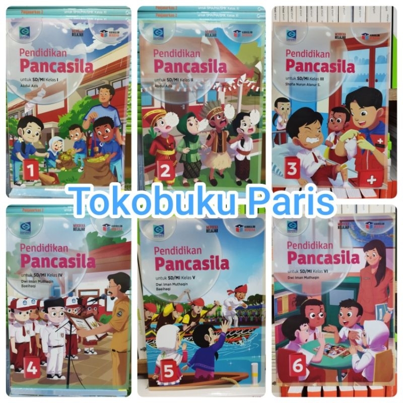 Jual ORI Buku Pendidikan Pancasila PPKN REVISI sd mi kelas 1 2 3 4 5 6 Kurikulum Merdeka ...