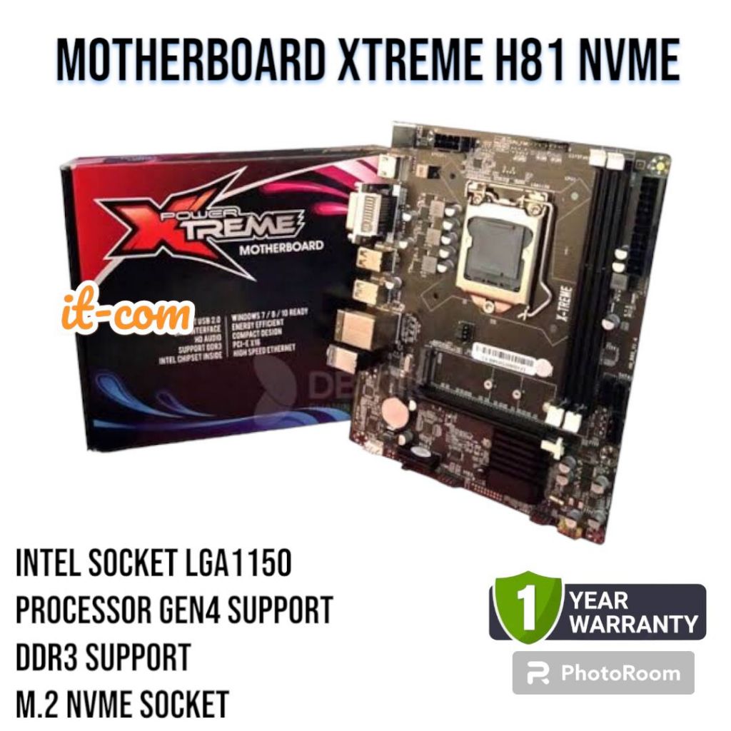 Jual MOTHERBOARD EXTREME H81 PRO NVME | Shopee Indonesia