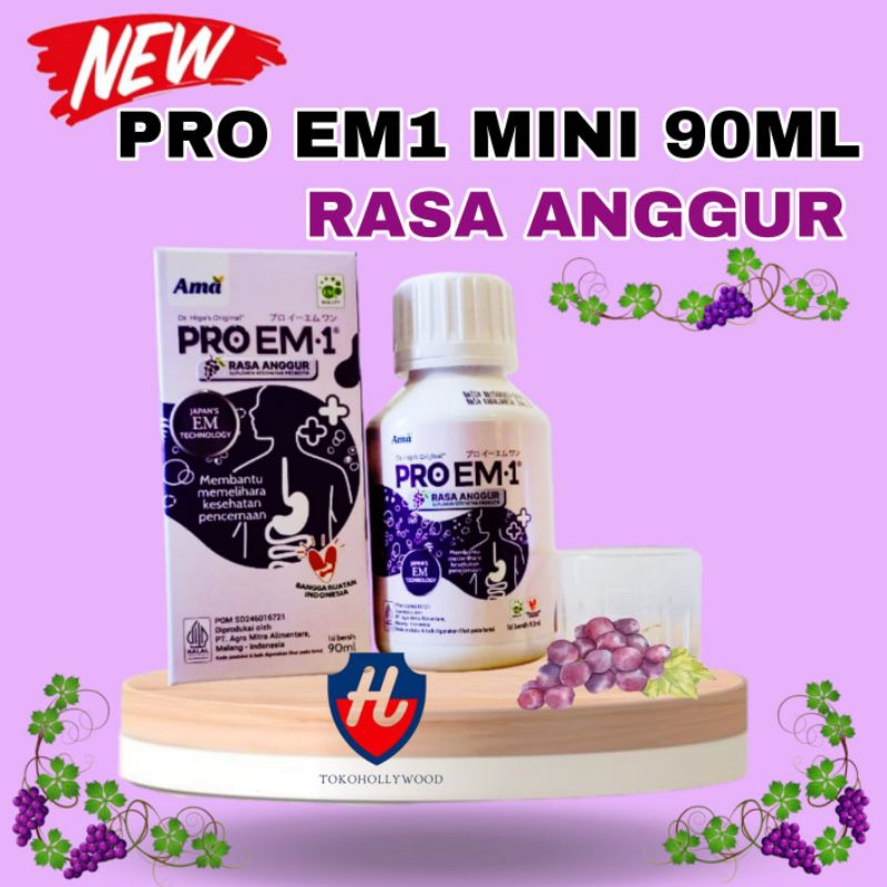 Jual PRO EM1 PROBIOTIK 90ML ( RASA ANGGUR ) | Shopee Indonesia