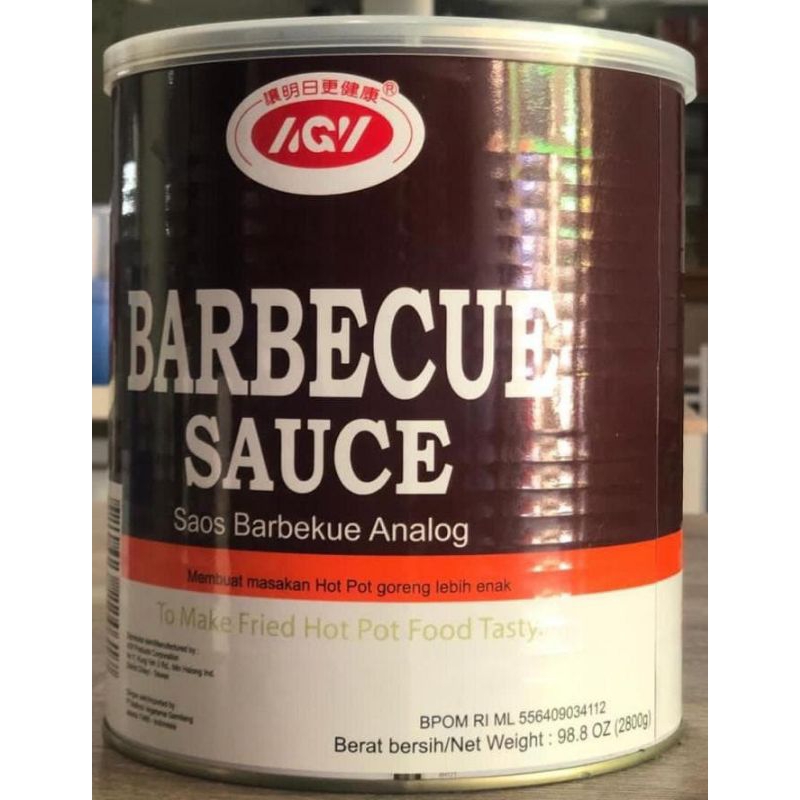 Jual Bbq sauce AGV vegetarian 2,8kg | Shopee Indonesia