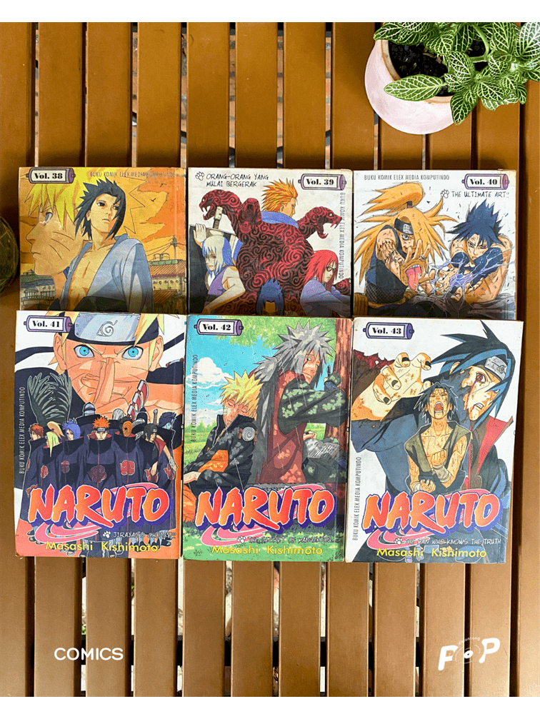 Jual Komik Naruto Vol 38-43 Cabutan - Masashi Kishimoto (Preloved/Bekas) | Shopee Indonesia