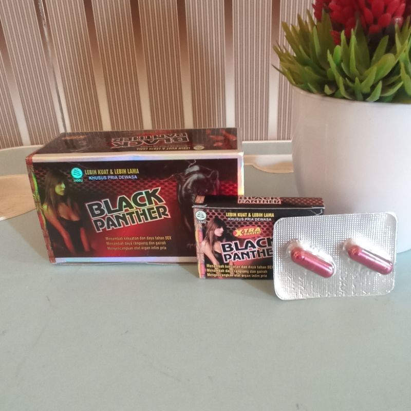 Jual OBAT KUAT OBAT TAHAN LAMA BLACK PANTHER (1 BOX ISI 10 SACHET) VITALITAS PRIA DEWASA ...