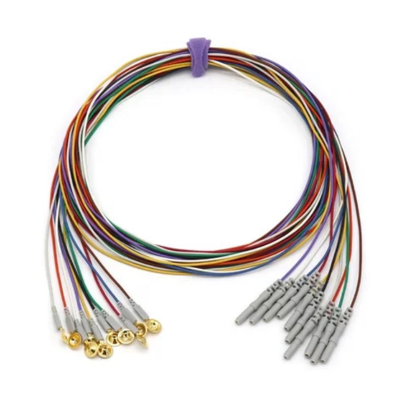 Jual eeg Kabel EEG Cable warna elektroda berlapis emas | Shopee Indonesia
