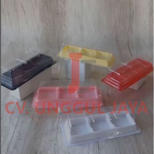 Jual (25pcs) Mika Mooncake 50-63 Gr Kotak Lubang 3 Mika Moci fruit Mika ...