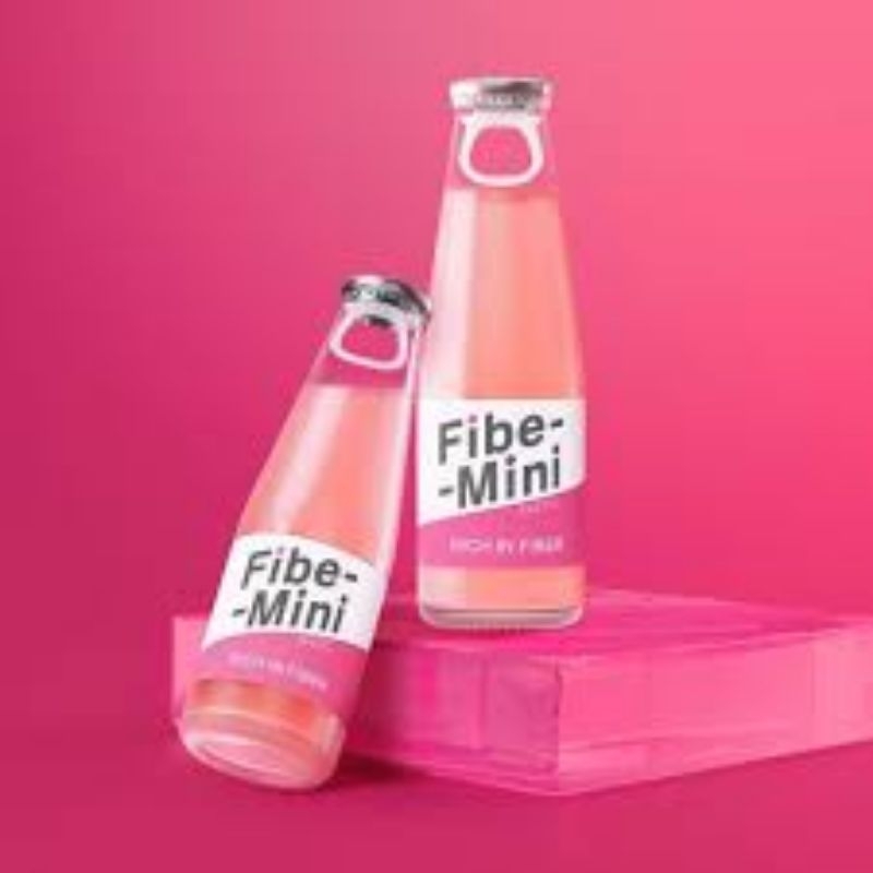 Jual FIBE MINI BOTOL KACA ISI 24 1 DUS MINUMAN SEHAT | Shopee Indonesia