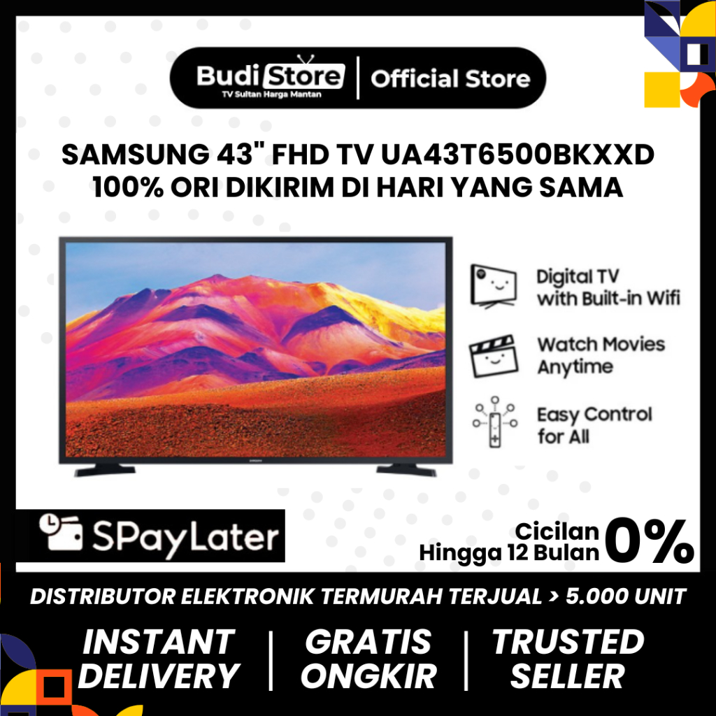 Jual Samsung 43" Smart TV 43 inch T6500 UA43T6500BKXXD 43T6500 100% ...
